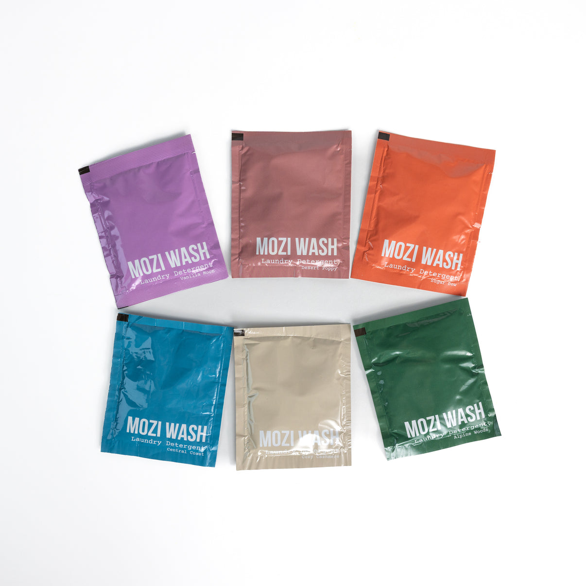 Mozi Wash 6 Scent Sample Pack x2