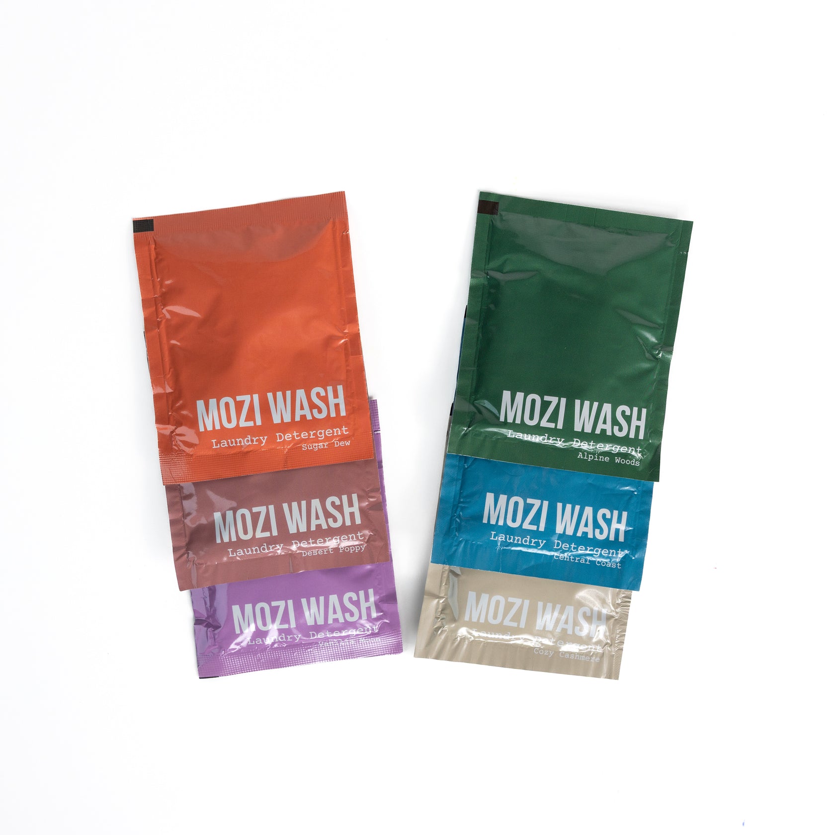 Mozi Wash 6 Scent Sample Pack x2